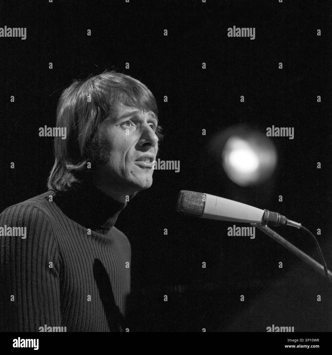 Deutscher Sänger Udo Jürgens, Hamburg 1970er Jahre. Deutsche Sänger Udo ...