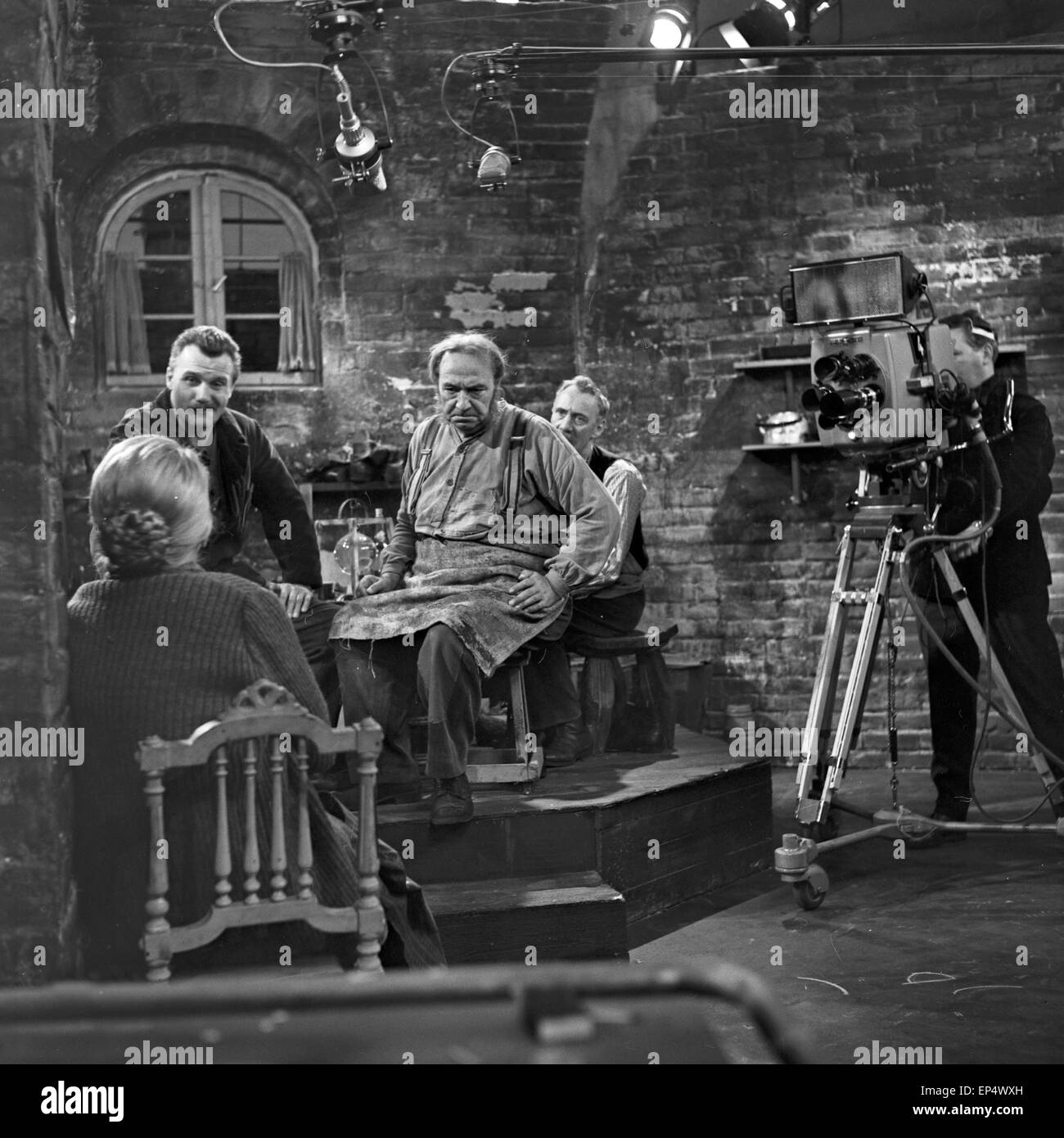 Der Rote Hahn, Fernsehfilm, Deutschland 1962, Regie: John Olden ...