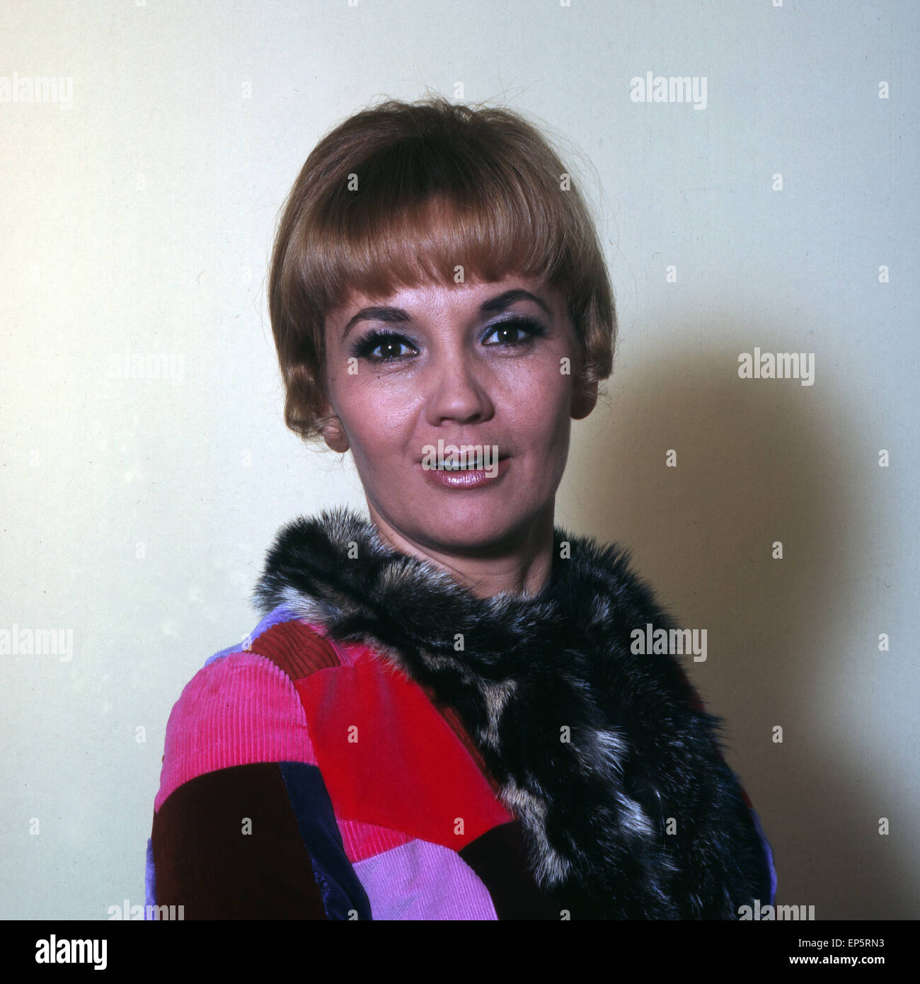 Schweizer Fictitious character Liselotte Pulver, Deutschland 1970er ...