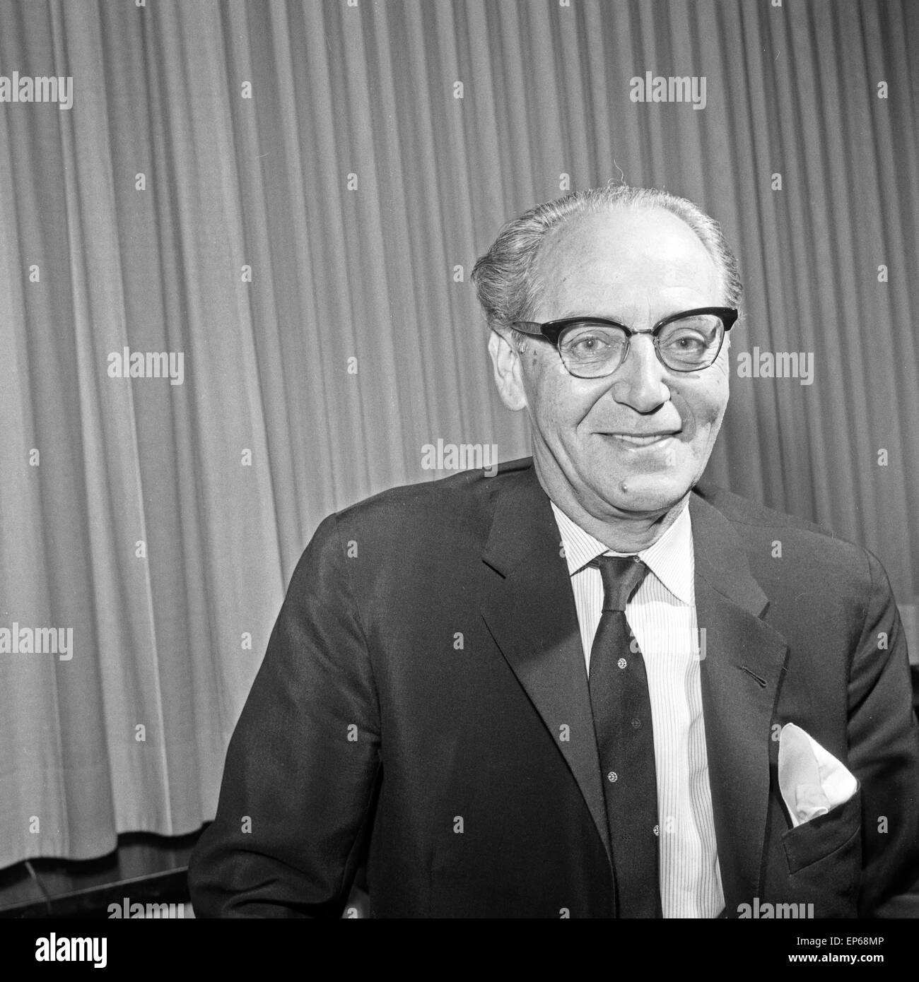 Deutscher Film- und Theaterschauspieler Hans Mahler in Hamburg ...