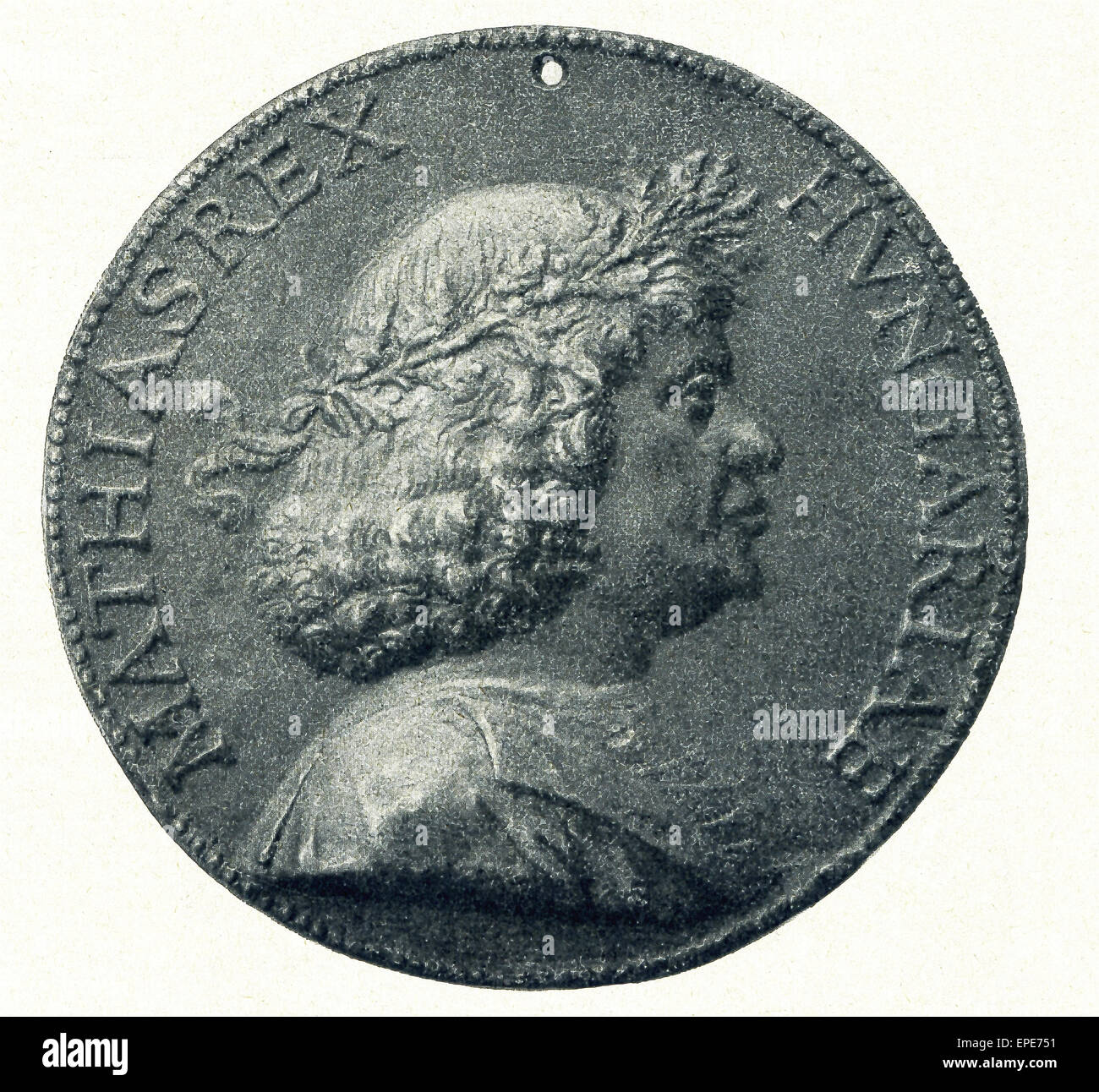 Matthew Corvinus (auch buchstabiert Matthias Corvinus) war König von ...