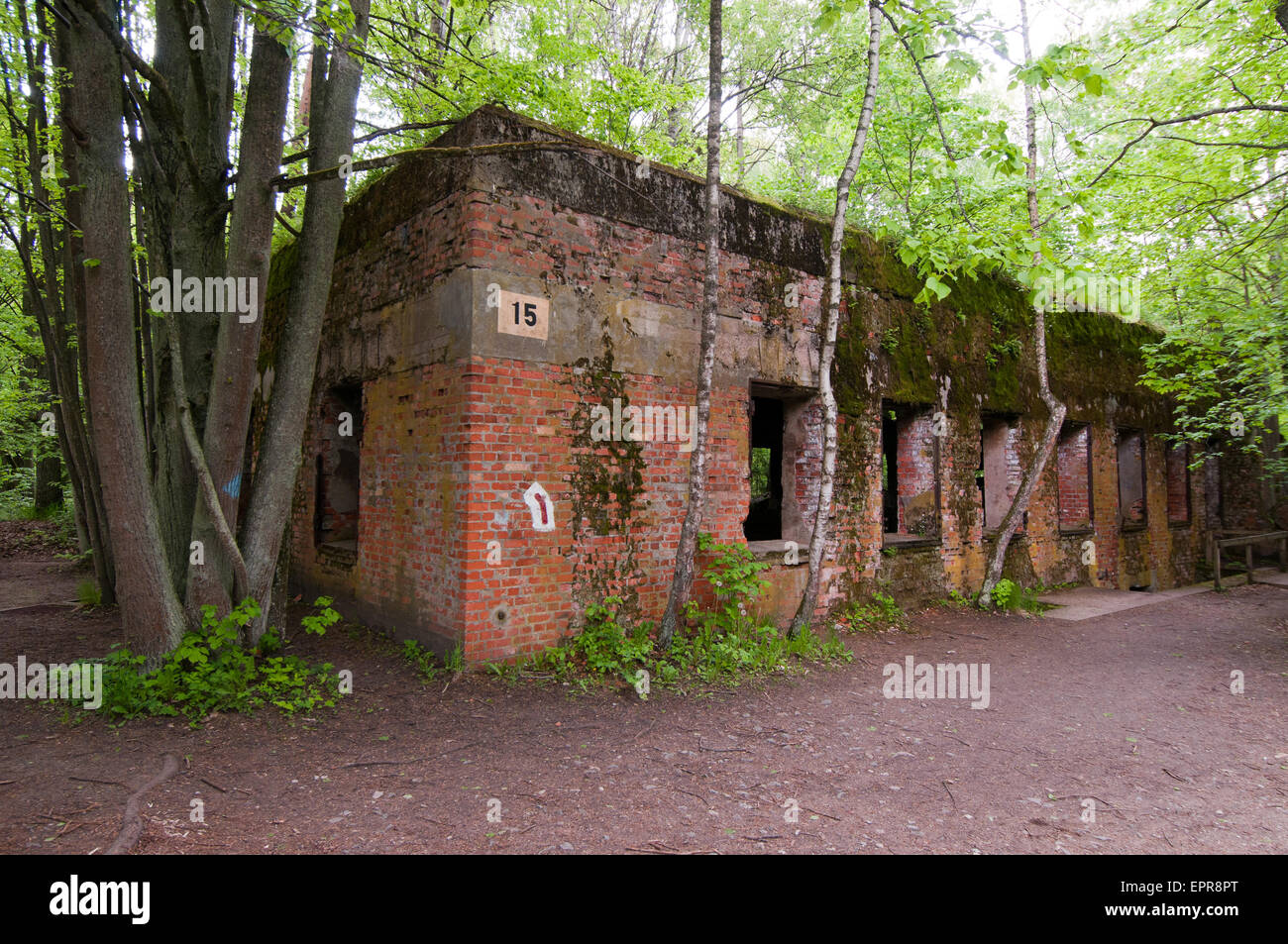 Goerings Haus in der Wolfsschanze, Hitlers Wolf Lair Ostfront ...