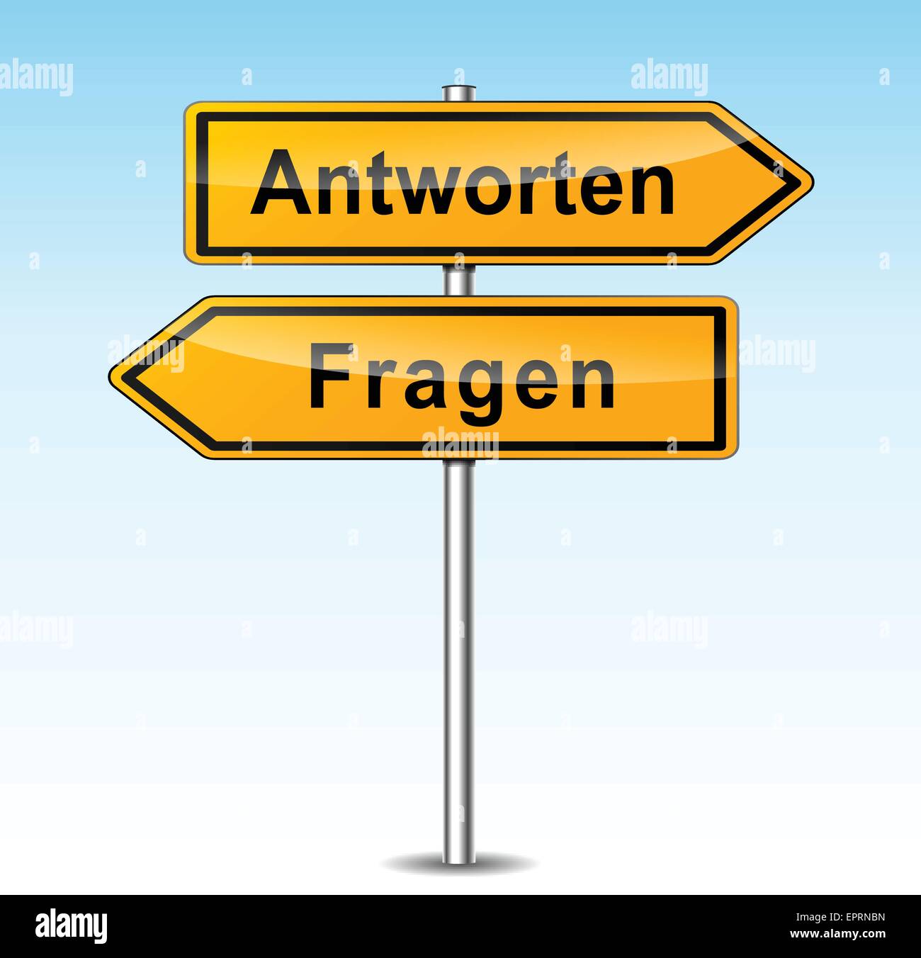Antwortet zeichen Stock-Vektorgrafiken kaufen - Alamy