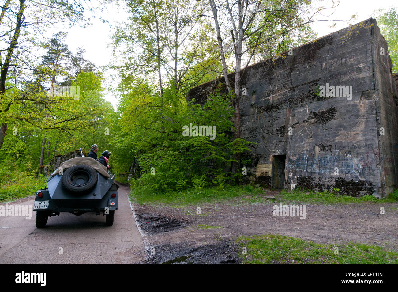 Gast-Bunker in der Wolfsschanze, Hitlers Wolf Lair Ostfront ...