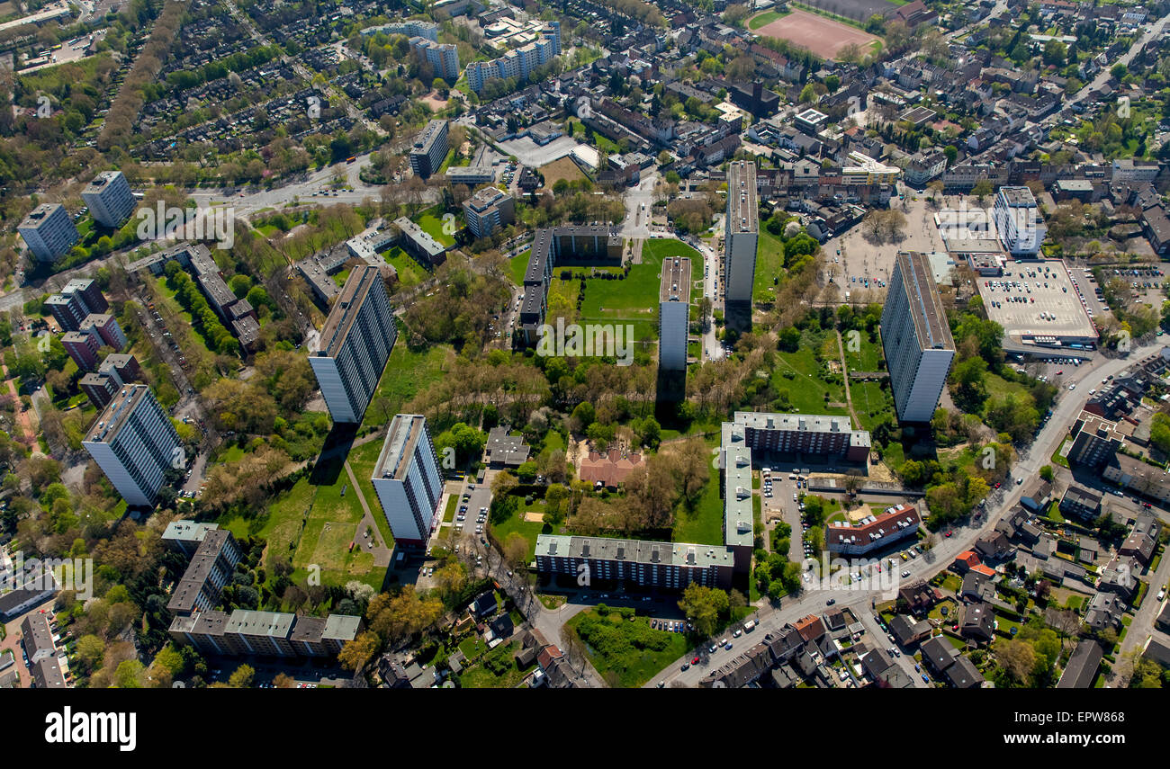 High Rise Estate Duisburg Homberg Stockfotos & High Rise Estate ...