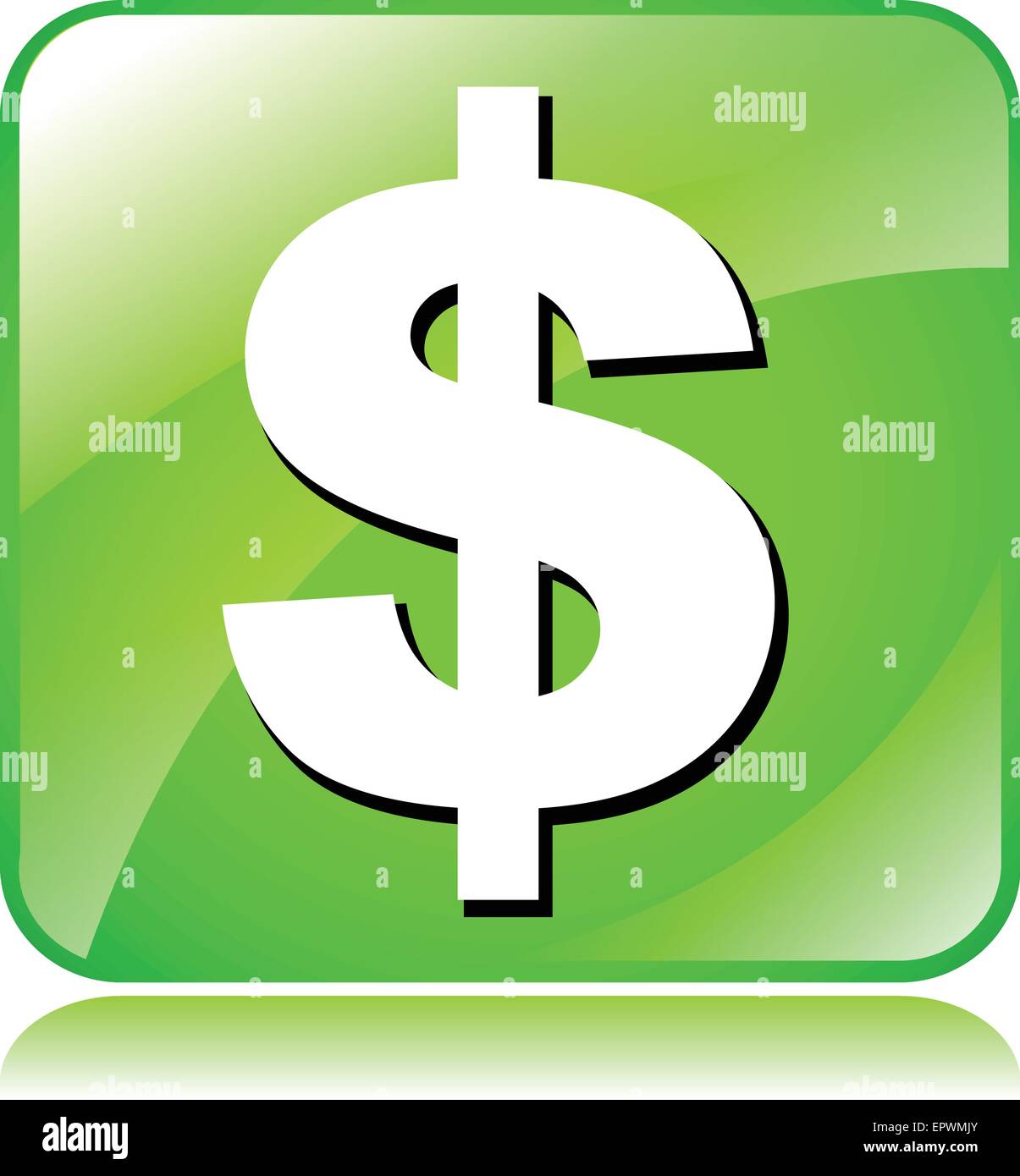 Dollarzeichen illustration Stock-Vektorgrafiken kaufen - Alamy