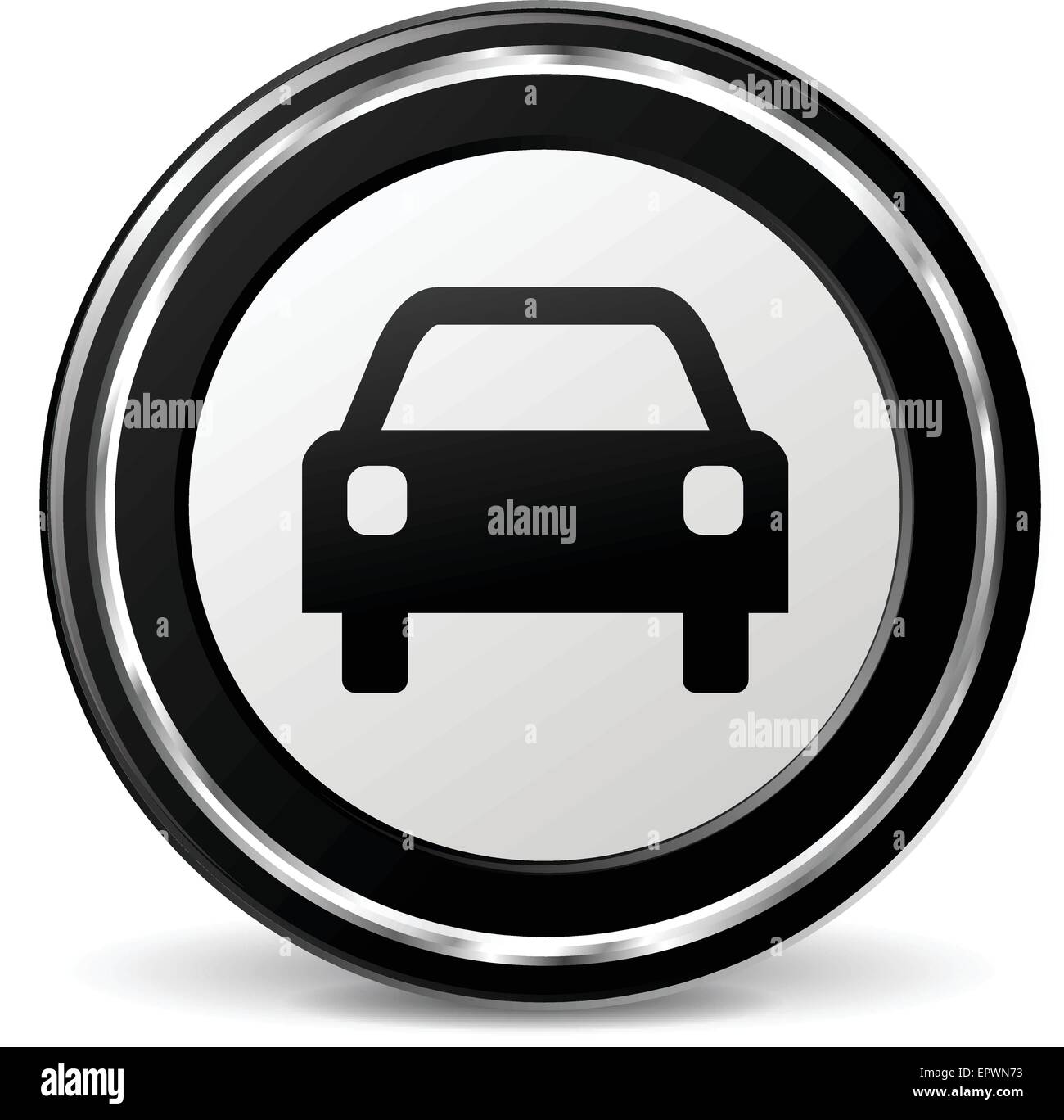 Auto isoliert symbol Stock-Vektorgrafiken kaufen - Alamy