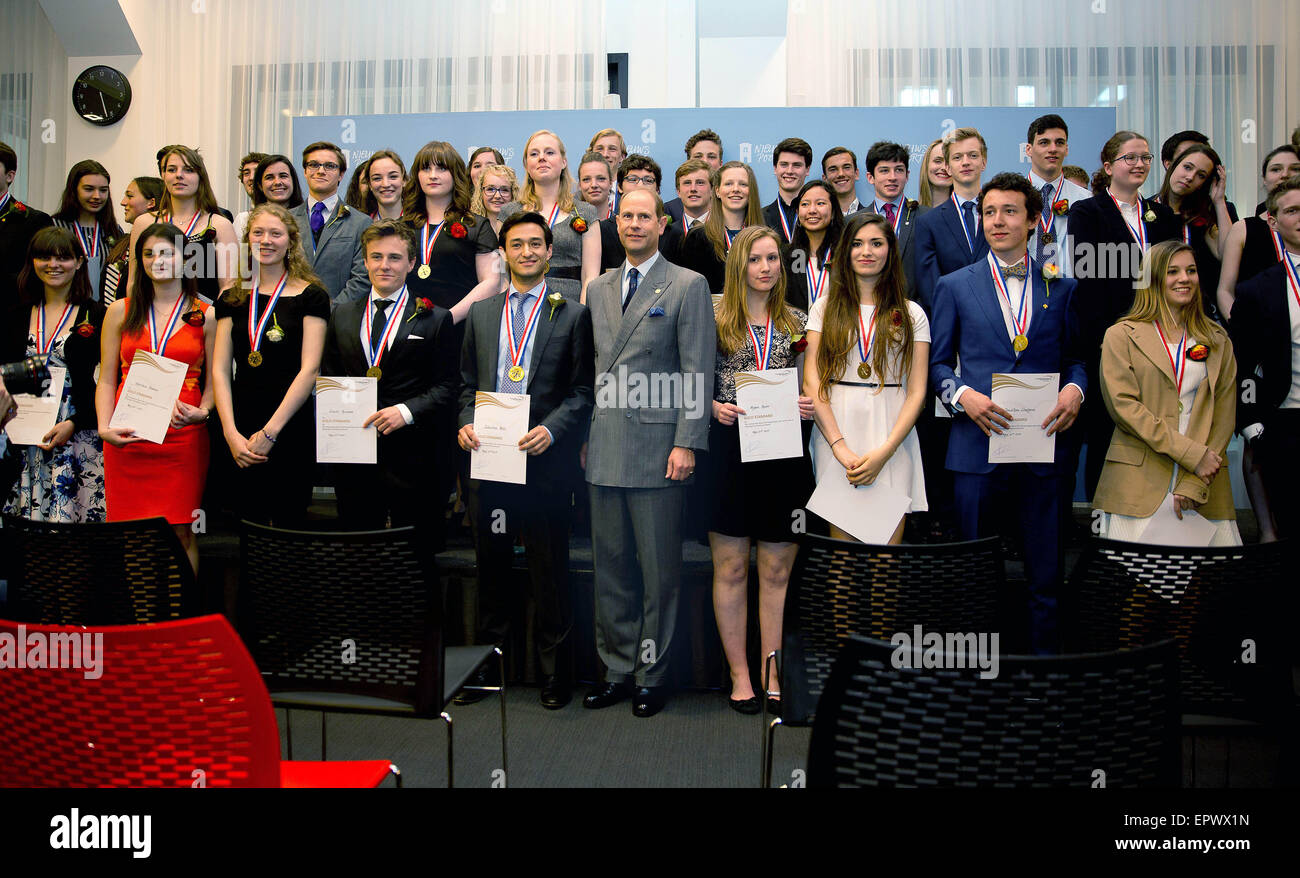 Großbritanniens Prinz Edward besucht den Golden Award des International ...