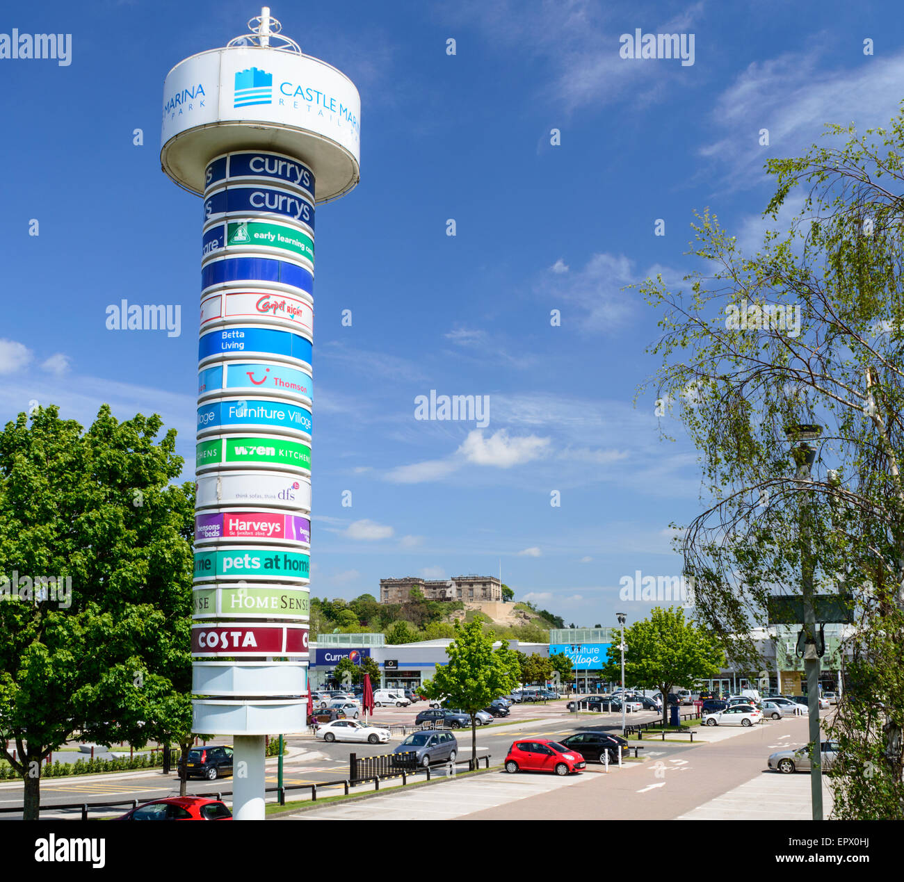 Castle marina retail park -Fotos und -Bildmaterial in hoher Auflösung ...
