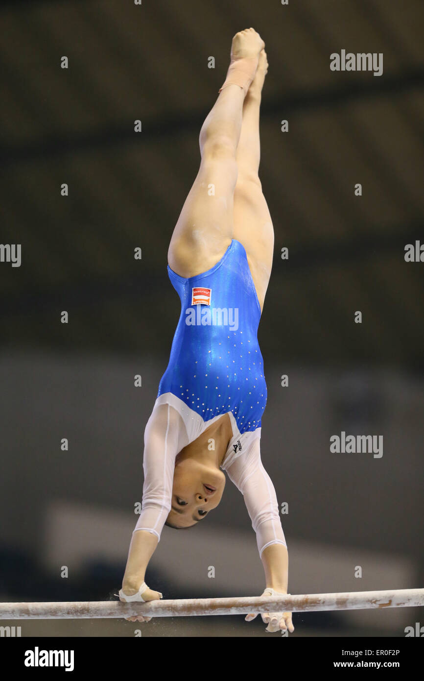 Yu Minobe, 17. Mai 2015 - Kunstturnen: 54. NHK Cup Frauen individuelle ...