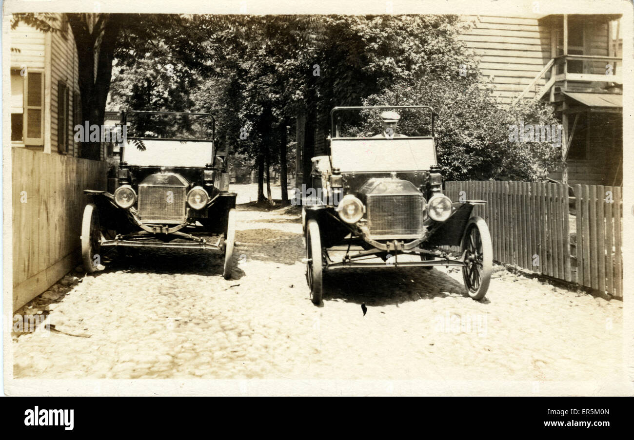 Zwei Model T Ford Oldtimer, USA. 1910er Jahre Stockfotografie - Alamy