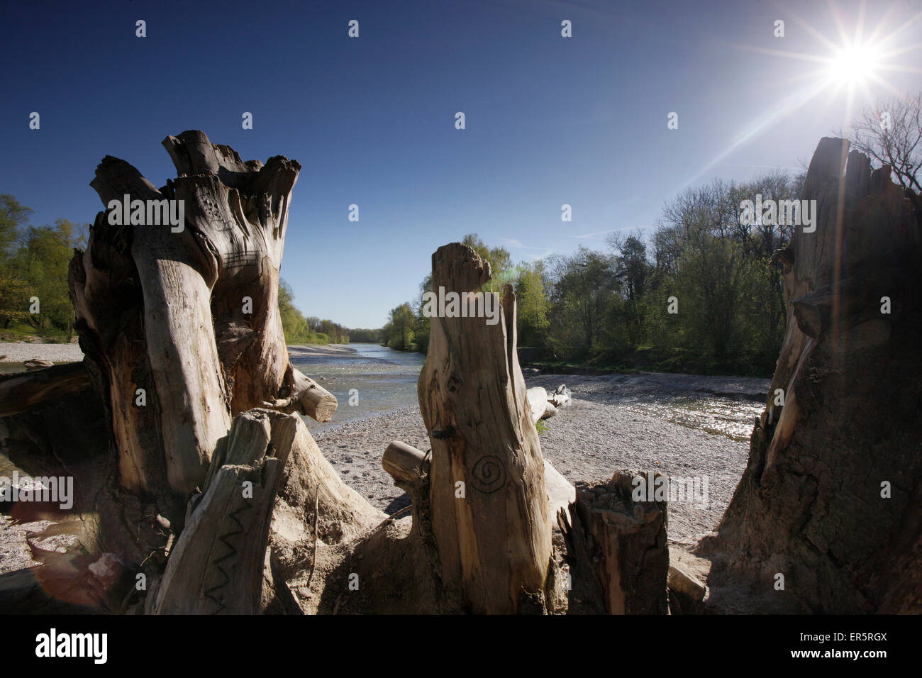 Flaucher at isar river -Fotos und -Bildmaterial in hoher Auflösung – Alamy