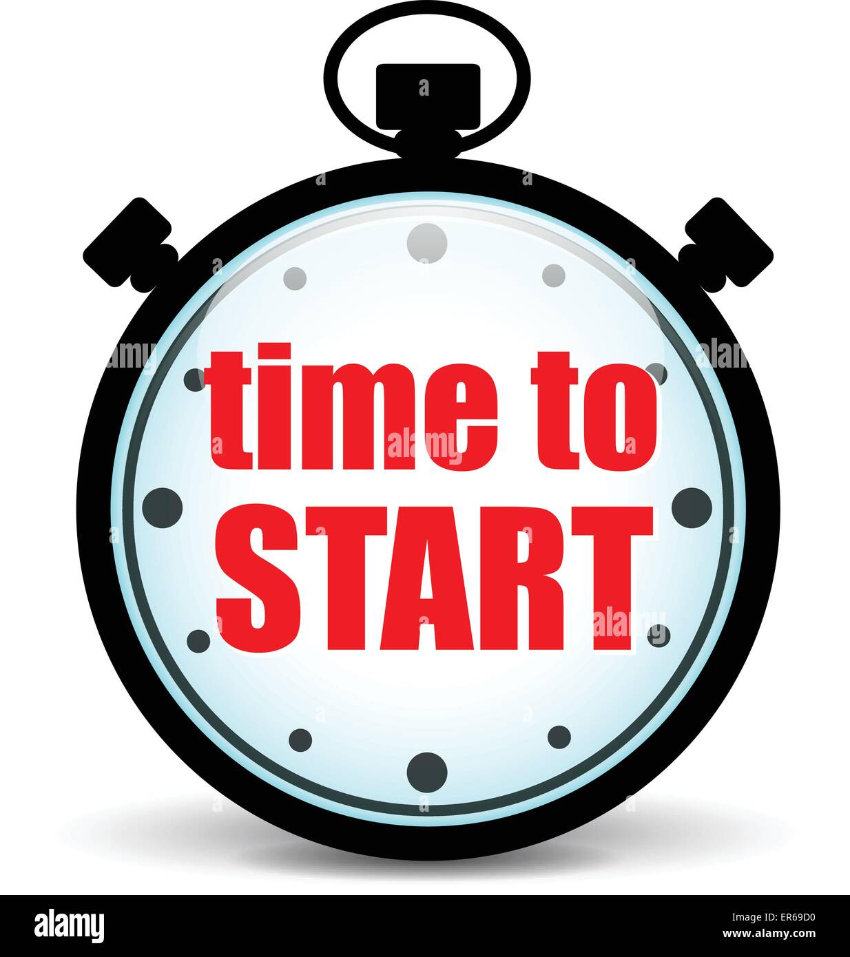 At the start Stock-Vektorgrafiken kaufen - Alamy