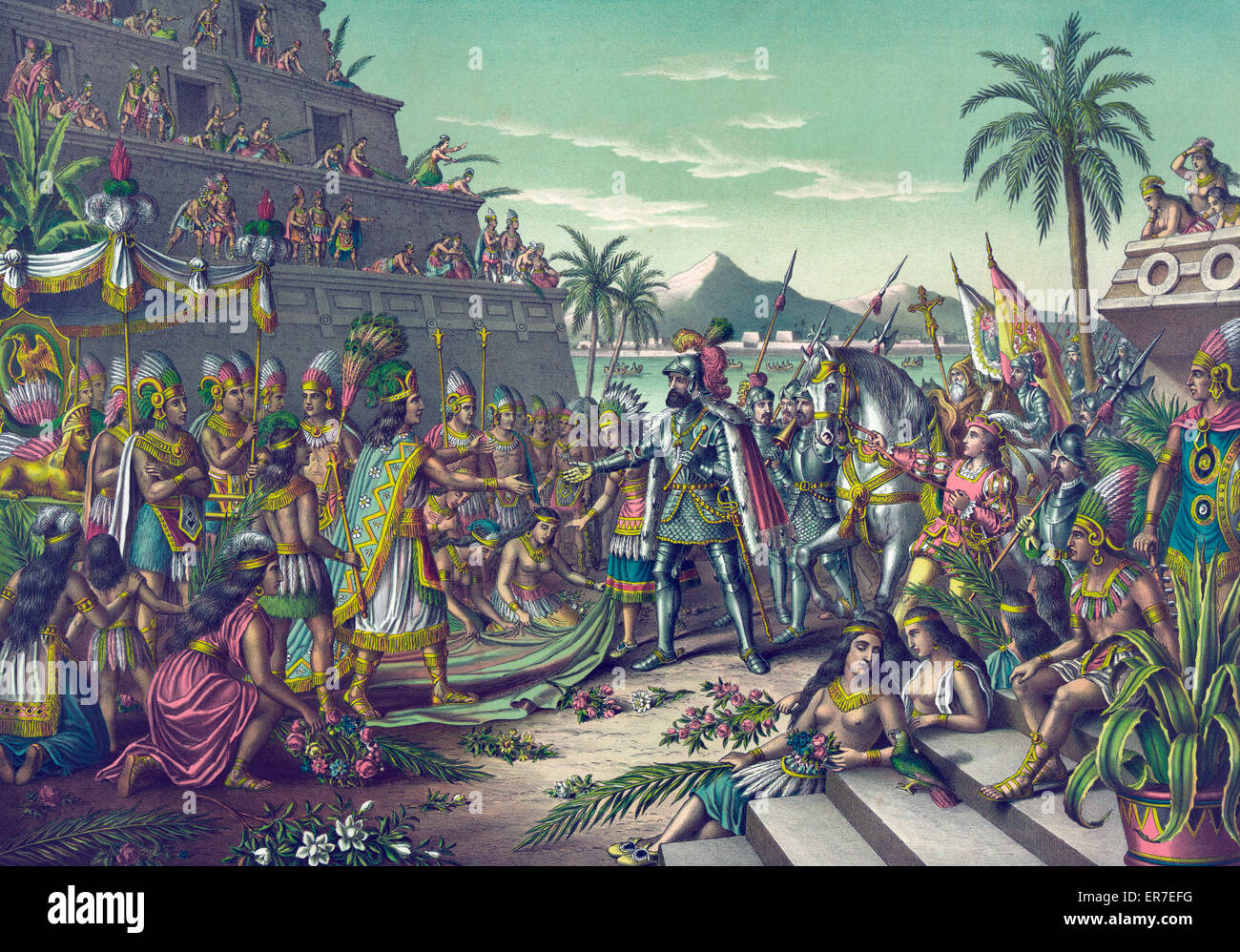 Montezuma Cortes 1519 Stockfotos und -bilder Kaufen - Alamy