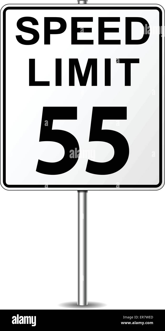 55 meilen pro stunde Stock-Vektorgrafiken kaufen - Alamy