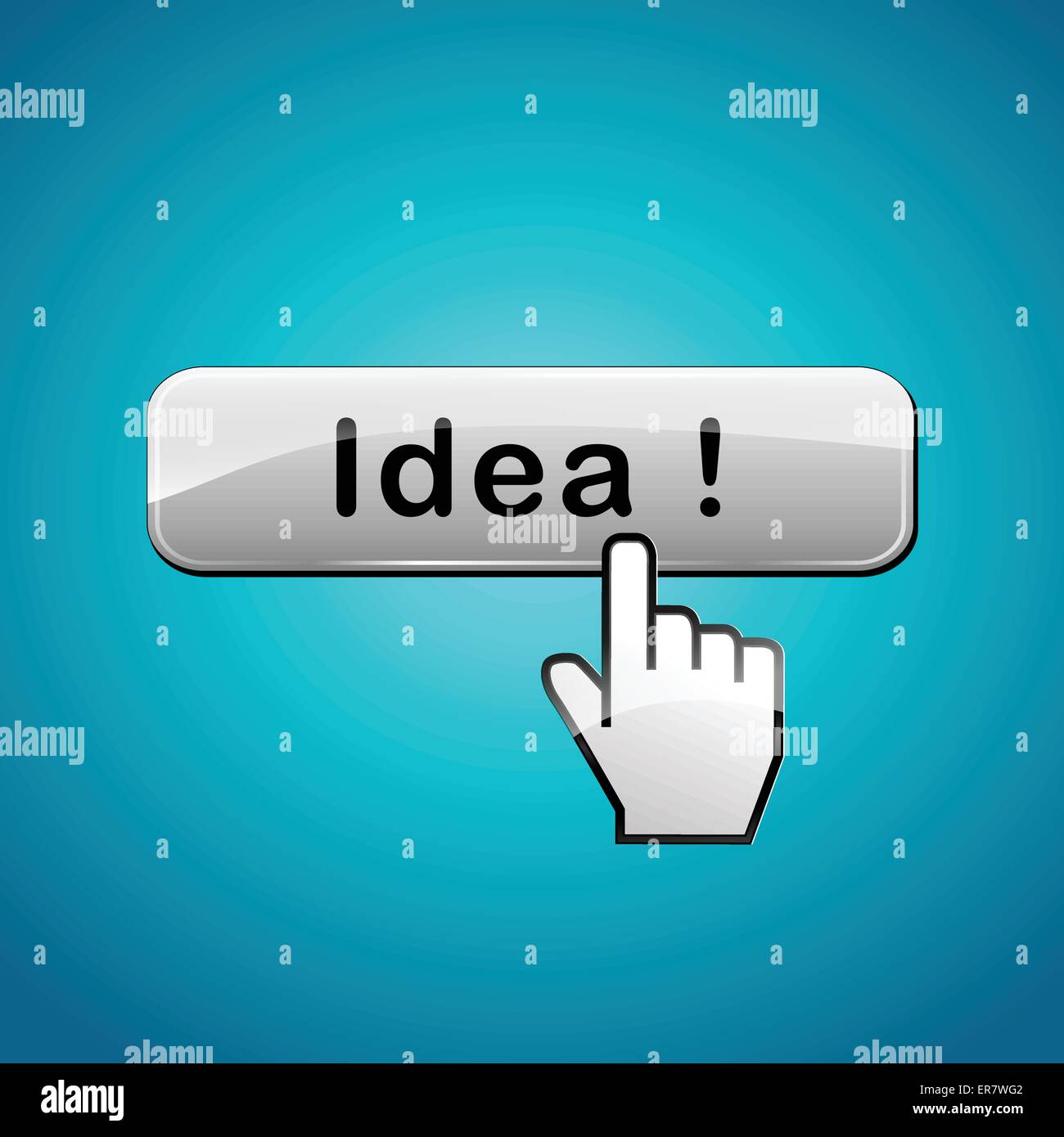 Vektor-Illustration der Idee Web Button Konzept Stock-Vektorgrafik - Alamy