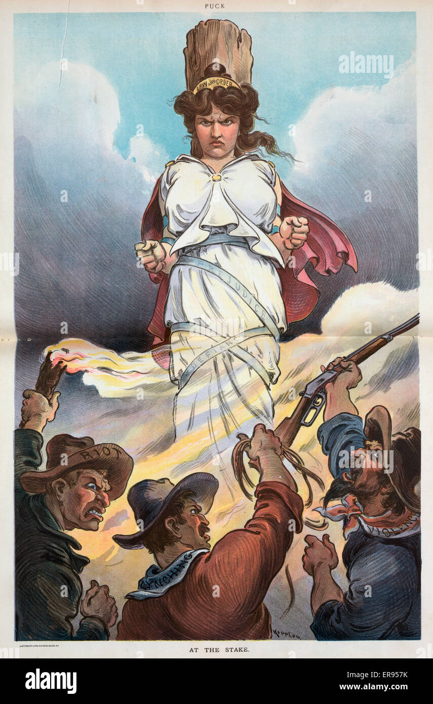 Auf dem Scheiterhaufen Stockfotografie - Alamy