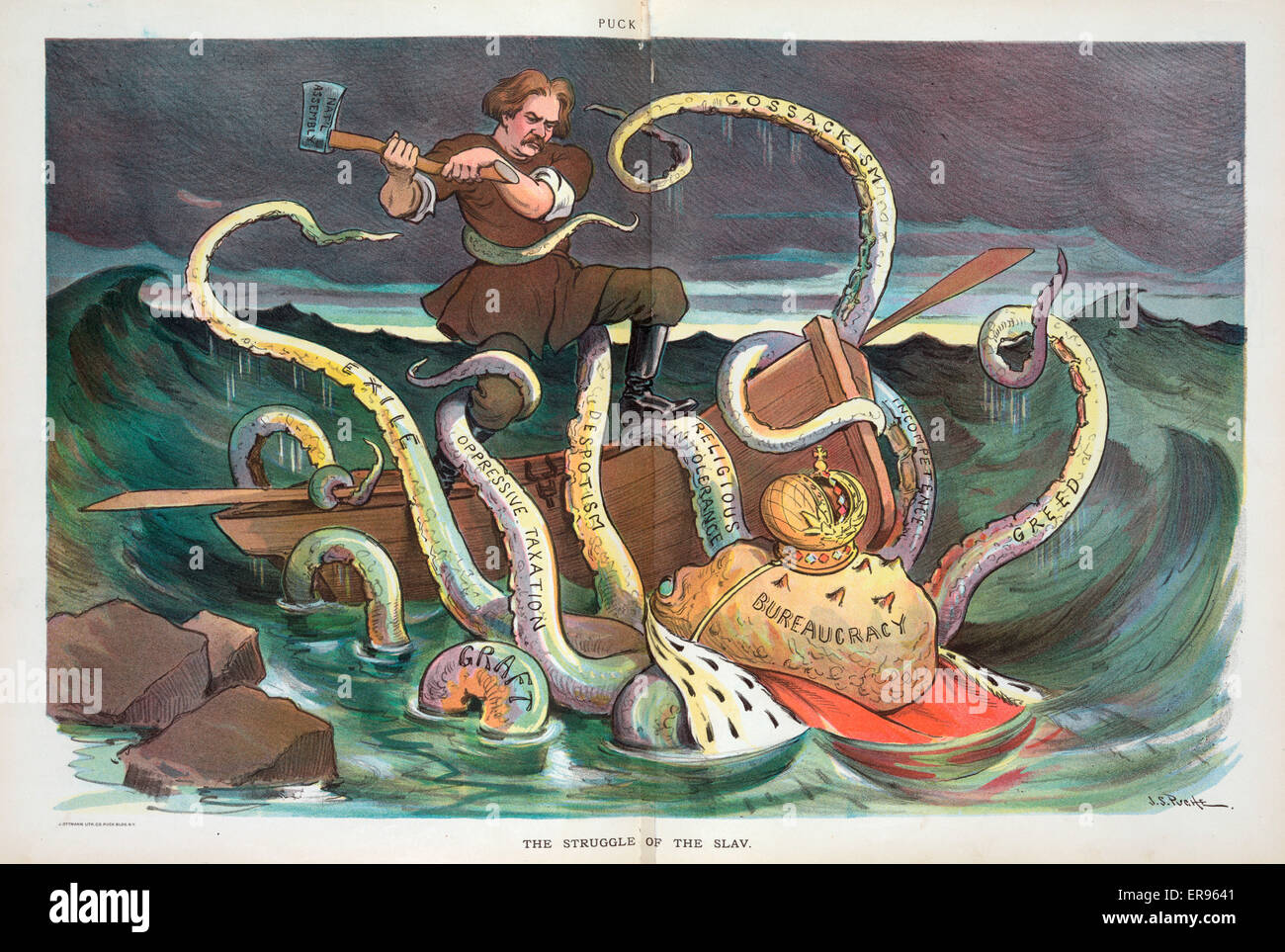 Bureaucracy cartoon Stockfotos und -bilder Kaufen - Alamy