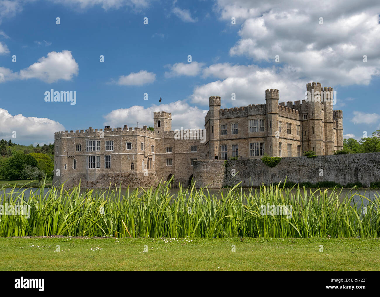 Leeds Castle in Kent, England UK Stockfotografie - Alamy