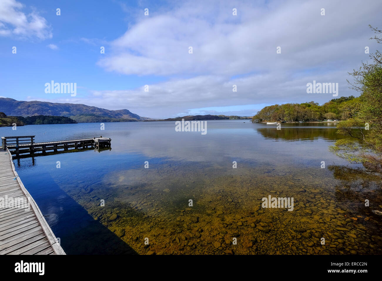 Loch Morar in Schottland ist der tiefste Körper von Süßwasser auf den ...