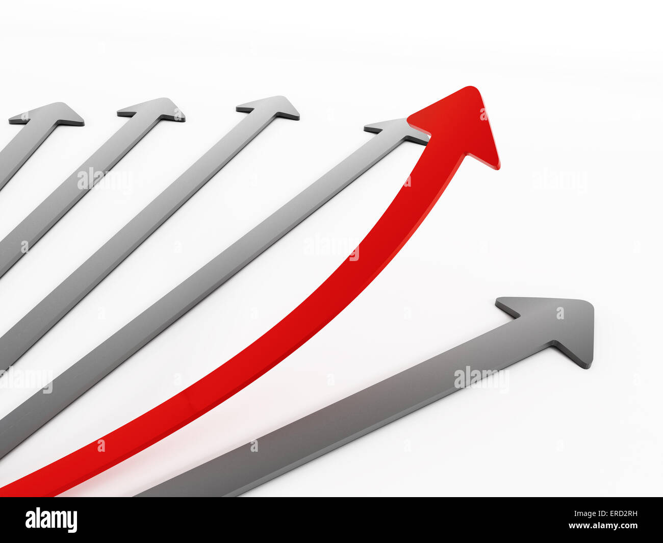 Roter pfeil nach oben -Fotos und -Bildmaterial in hoher Auflösung – Alamy
