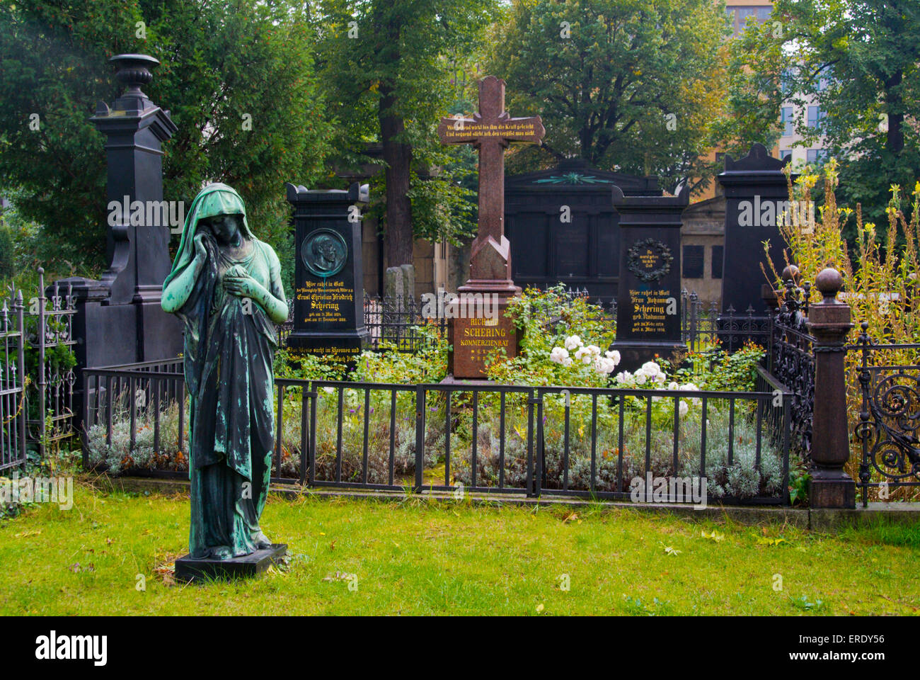 Friedhof Kirchhof Jerusalem, Friedhof, Kreuzberg, West-Berlin ...