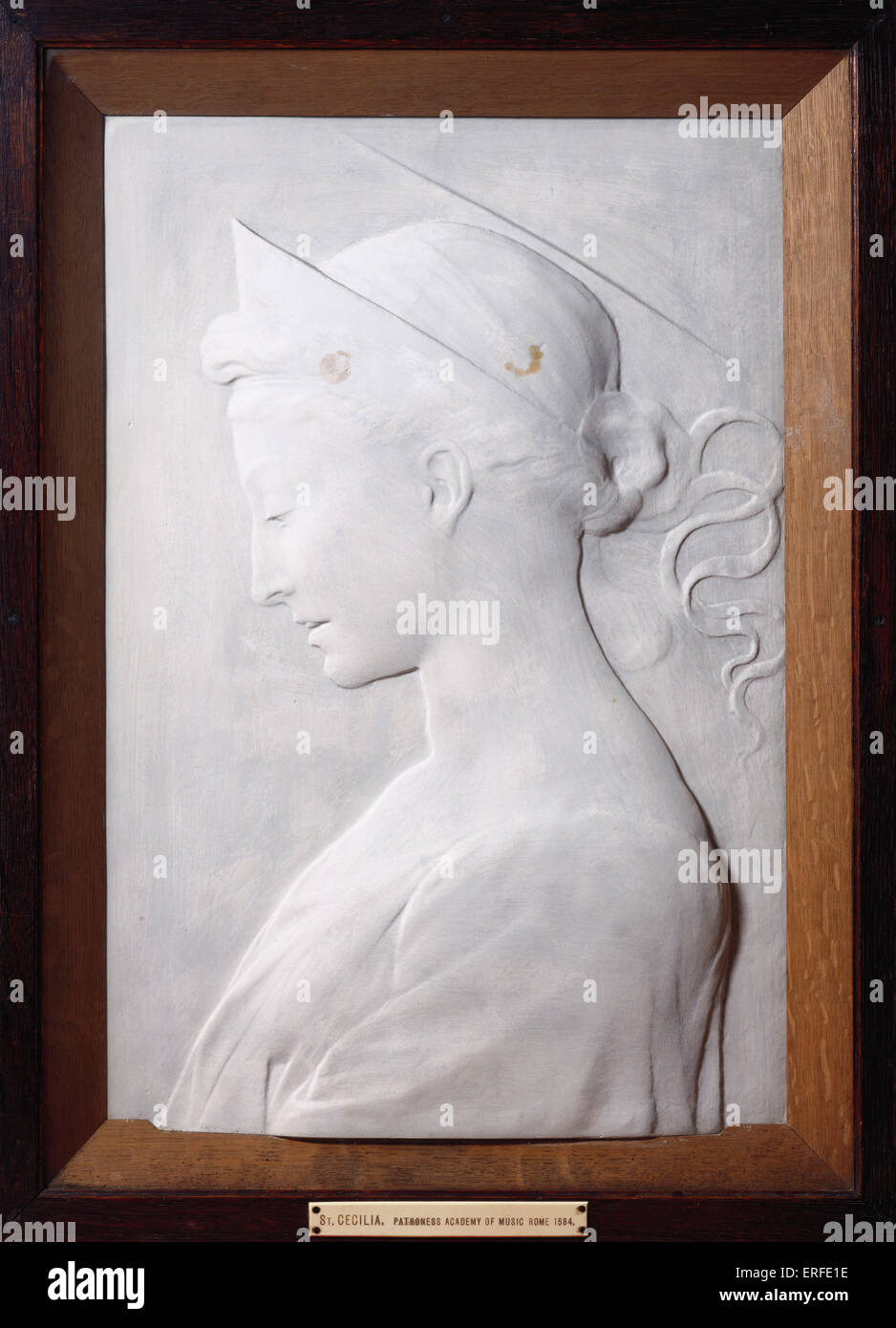 SAINT CECILIA - Flachrelief, nach Donatello "Patronin, Akademie Rom ...