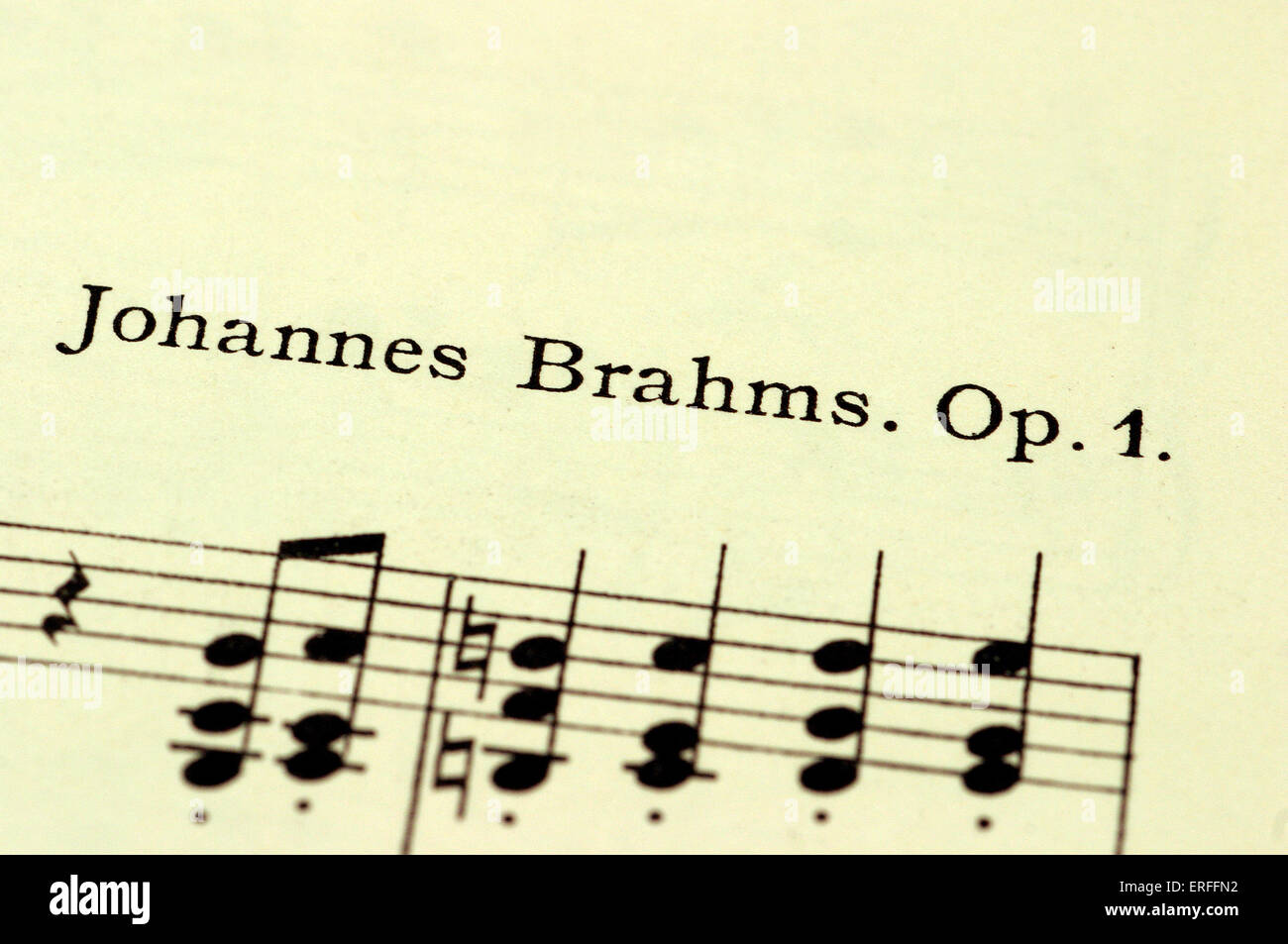 Brahms music -Fotos und -Bildmaterial in hoher Auflösung – Alamy
