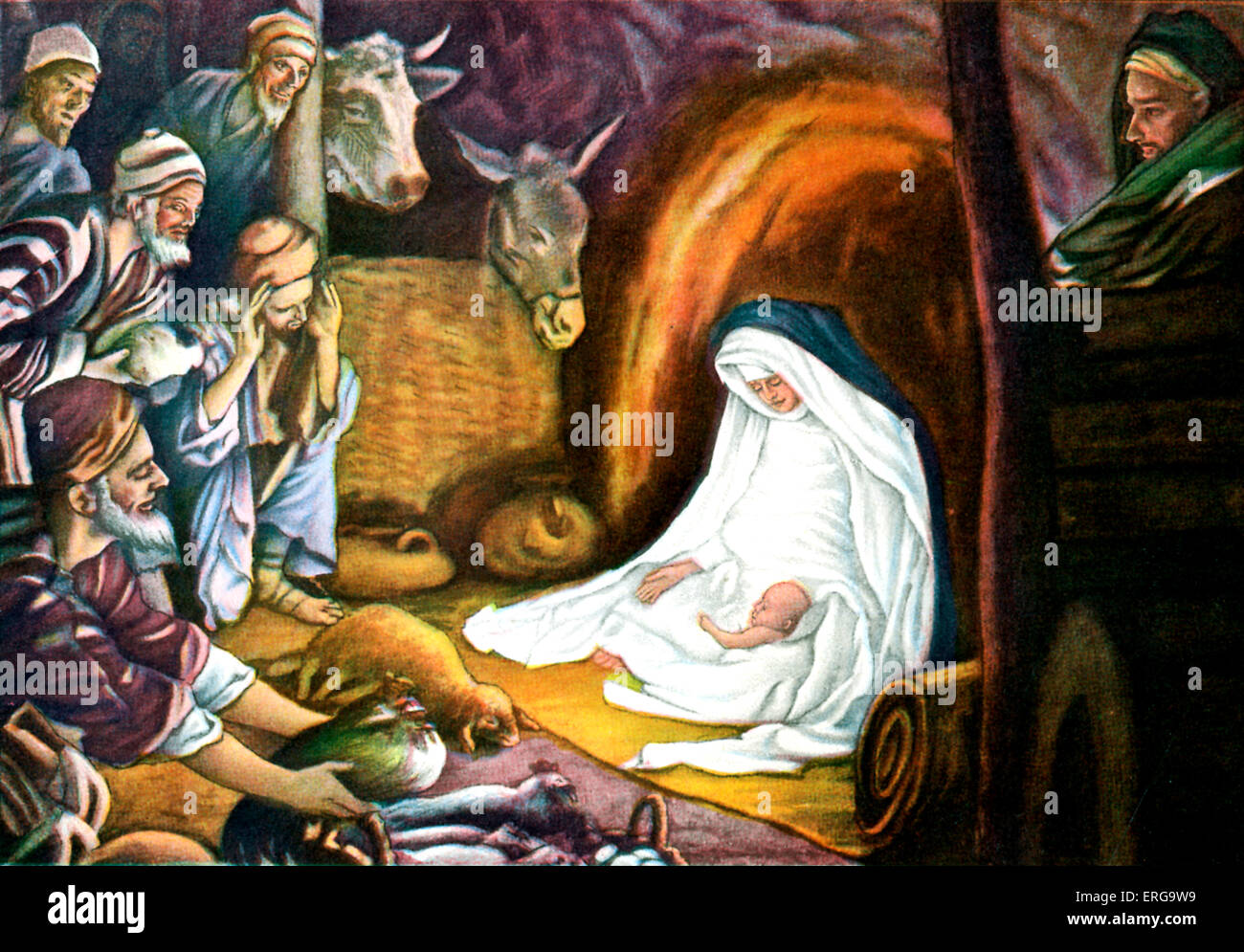 Szene mit der anbetung der magier -Fotos und -Bildmaterial in hoher Auflösung – Alamy