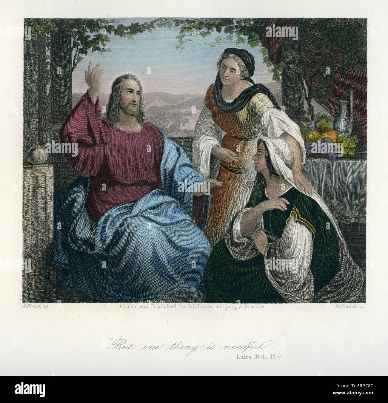 Jesus Martha Mary Stockfotos und -bilder Kaufen - Alamy