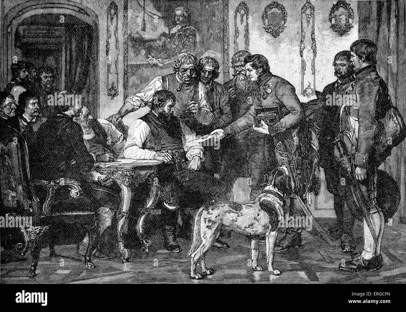 Andreas (Andreas) Hofer ernannte Gouverneur von Tirol 1809. Gastwirt ...