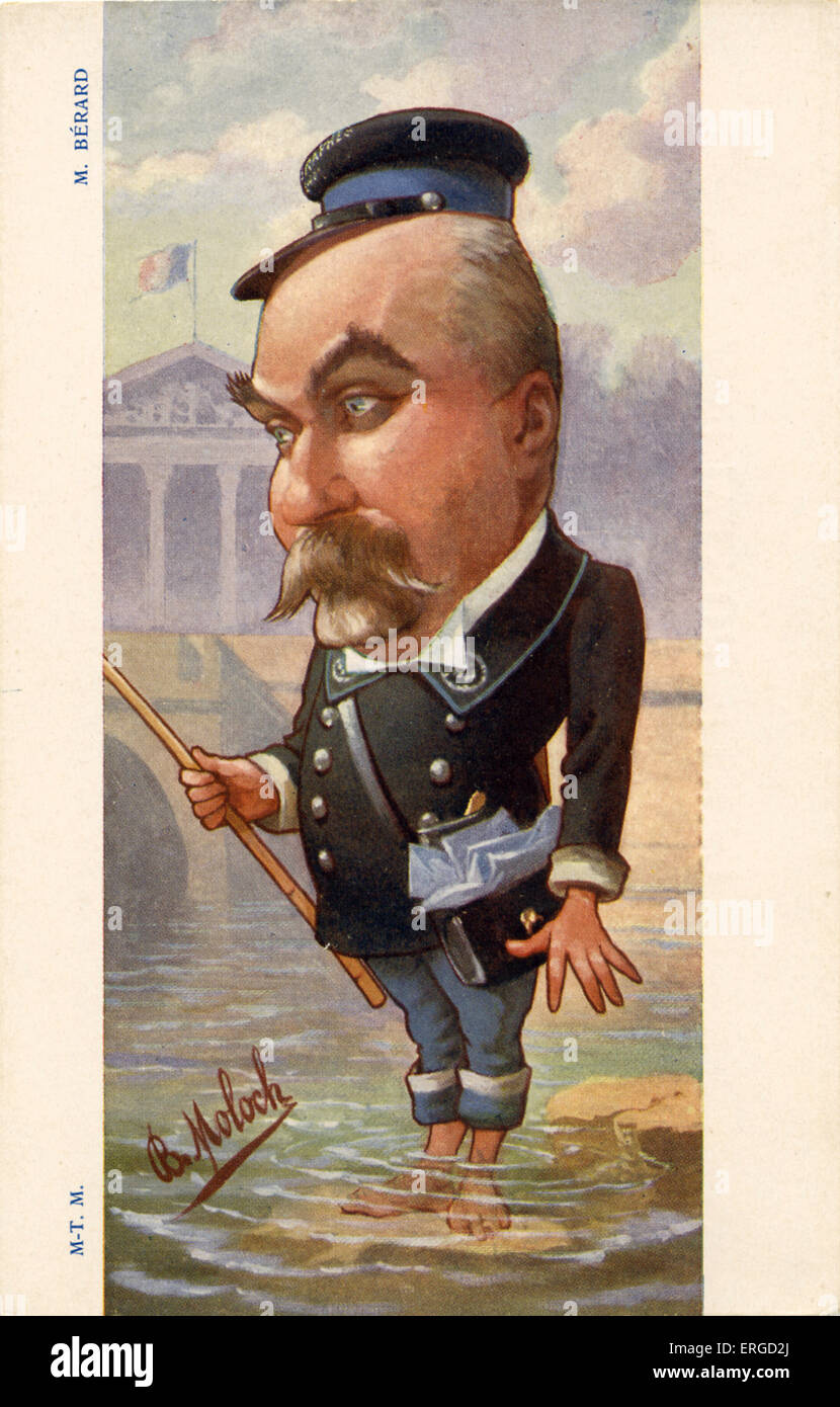 Léon Bérard - Karikatur von B. Moloch (Pseudonym von Alphonse Hector ...