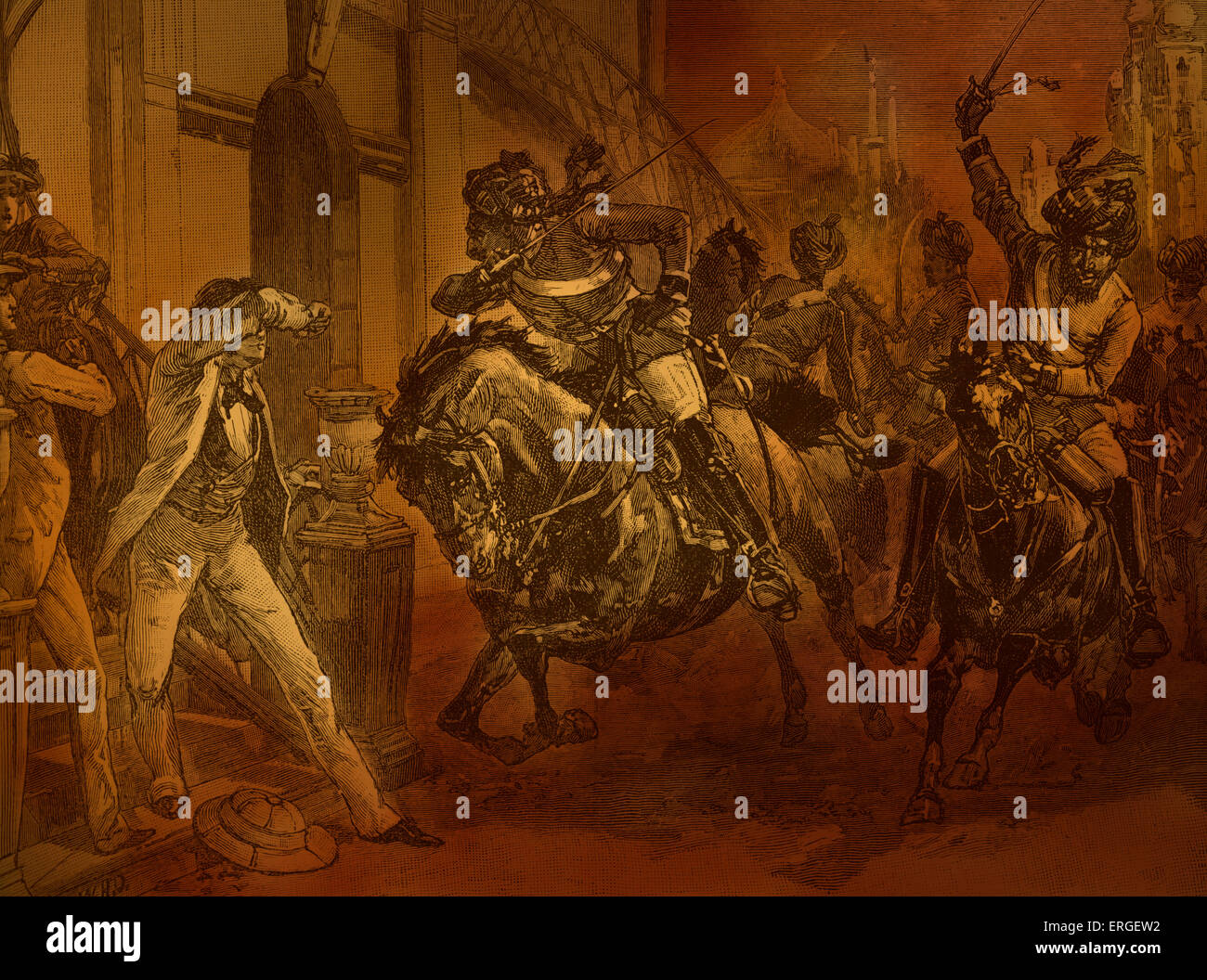 Indischen Aufstand von 1857: Sepoys rebellieren in Delhi begann als ...