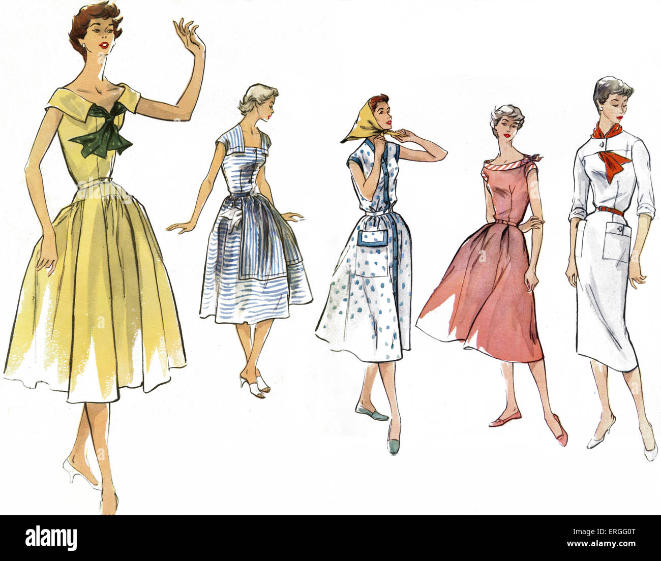 1950s fashion -Fotos und -Bildmaterial in hoher Auflösung – Alamy