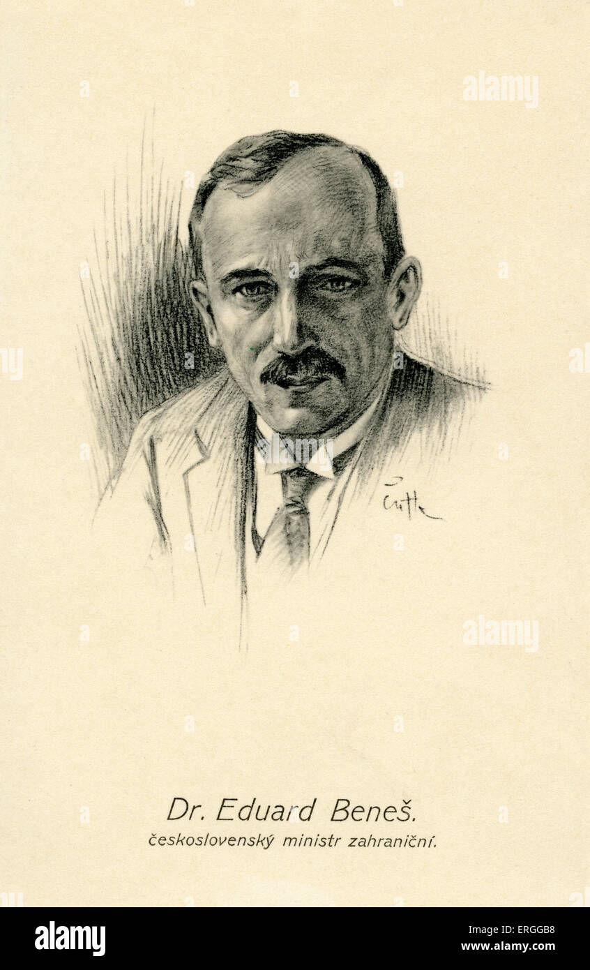 Edvard benes tschechoslowakei -Fotos und -Bildmaterial in hoher ...