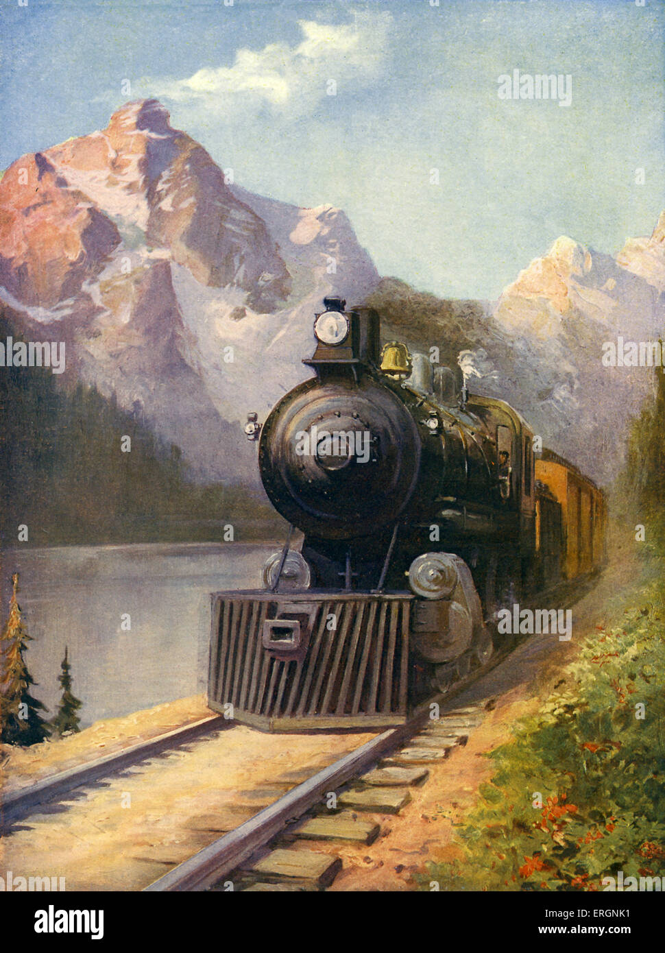 Die Canadian Pacific Transcontinental Express - verbindet den Atlantik ...