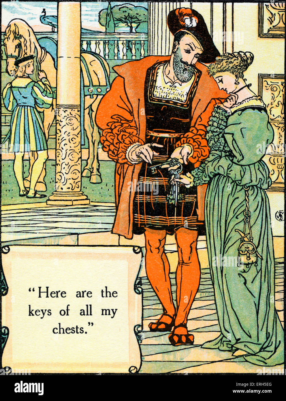 Blaubart, geschrieben und illustriert von Walter Crane und 1914 ...