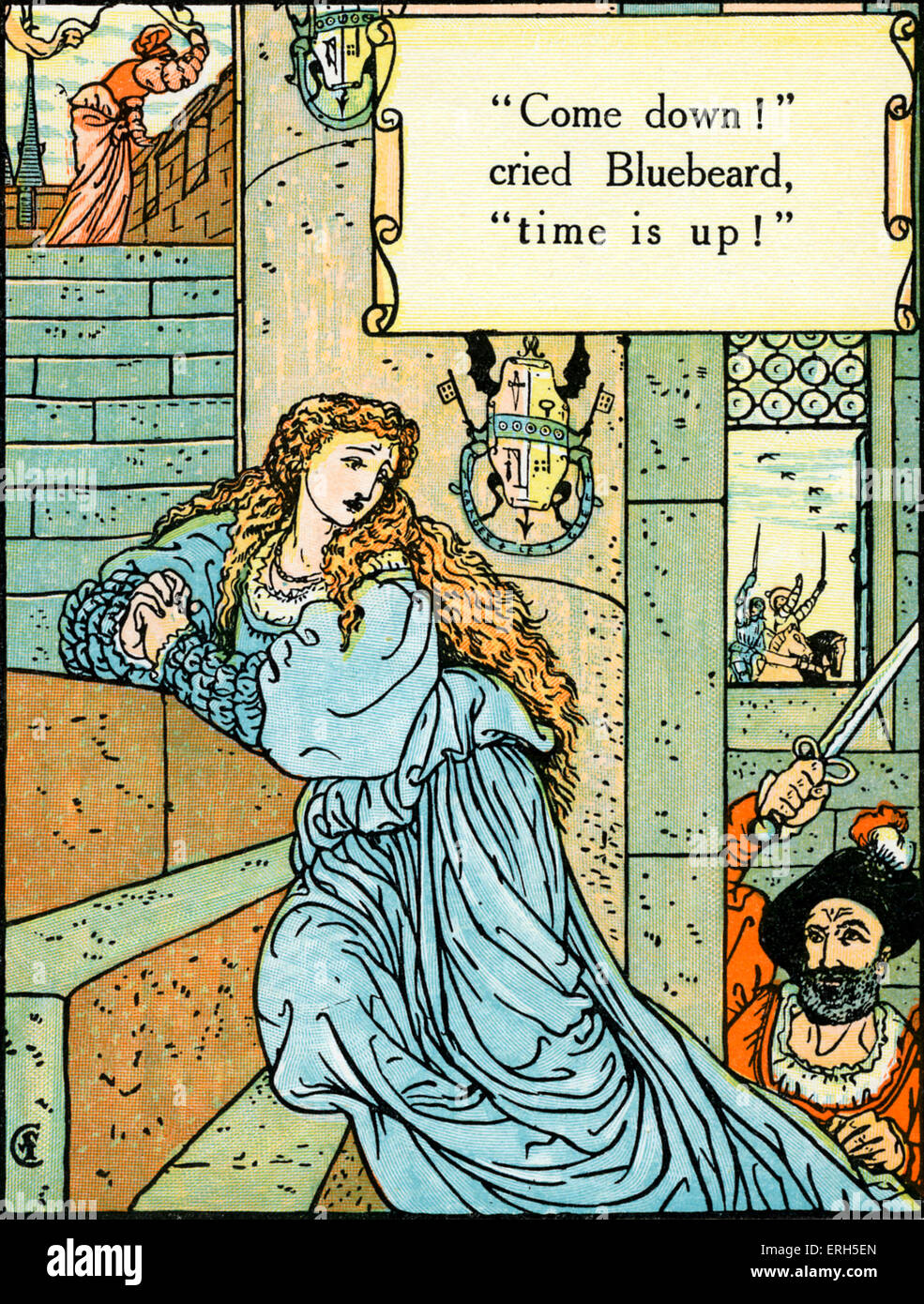 Blaubart, geschrieben und illustriert von Walter Crane und 1914 ...