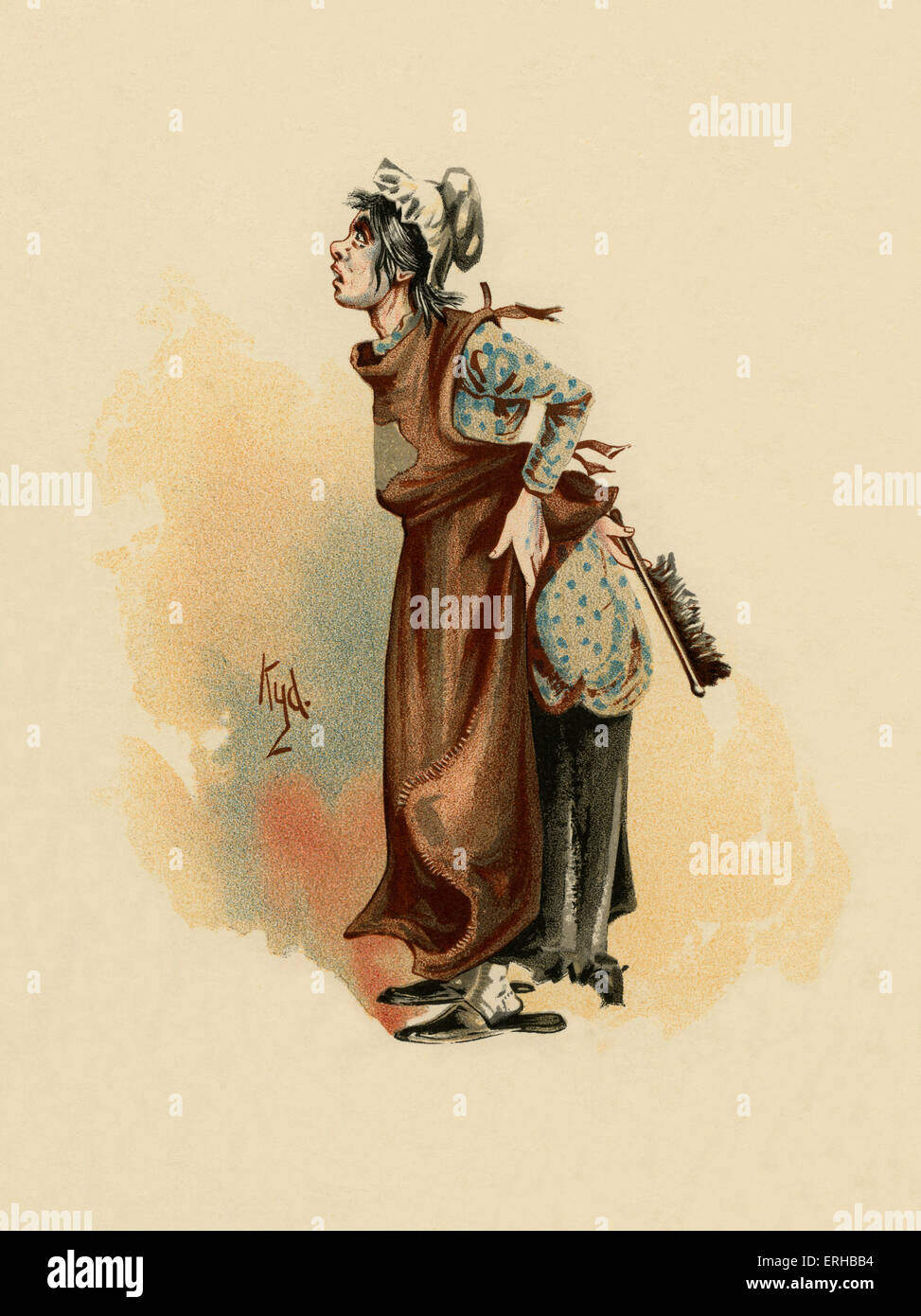 Die Old Curiosity Shop von Charles Dickens (1841). Illustration von der ...