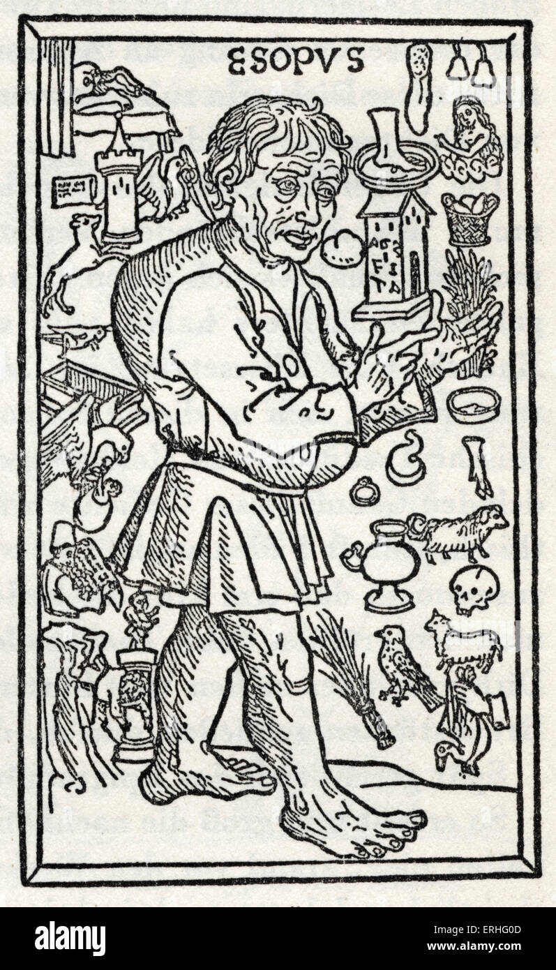 'Fabeln des Aesop', Holzschnitt von 1495 deutsche Ausgabe. Ulm ...