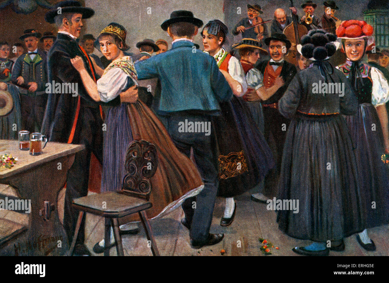 Deutsche Leute Beim Tanzen Stockfotos und -bilder Kaufen - Alamy