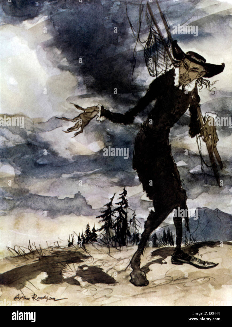 Ibsens Peer Gynt - Akt V, Szene X: die dünne Person. Norwegischer ...