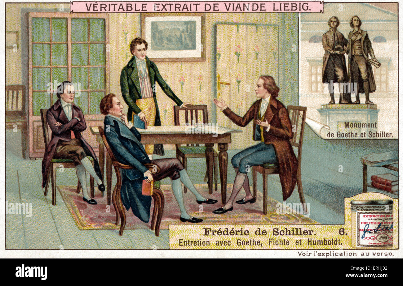 Friedrich Schiller im Gespräch mit Goethe, Fichte, Humboldt, mit dem ...