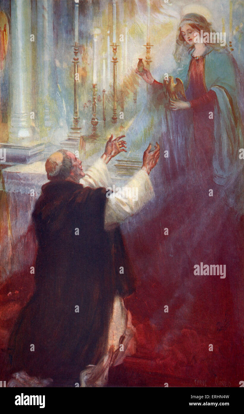 Die Legende von der Krönung-Öl und der Ampulle: die Jungfrau erscheint ...