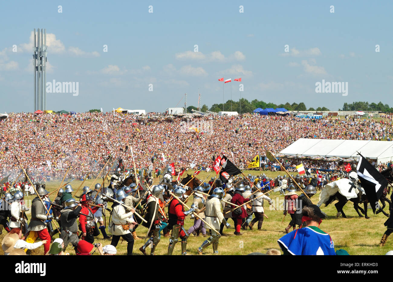 Schlacht von Grunwald 1410 Stockfotografie - Alamy