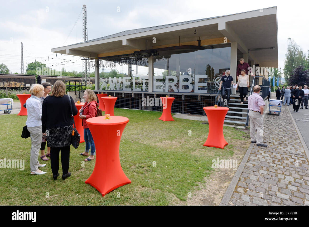 Alfeld, Deutschland. 6. Juni 2015. Blick auf das neue Besucherzentrum ...