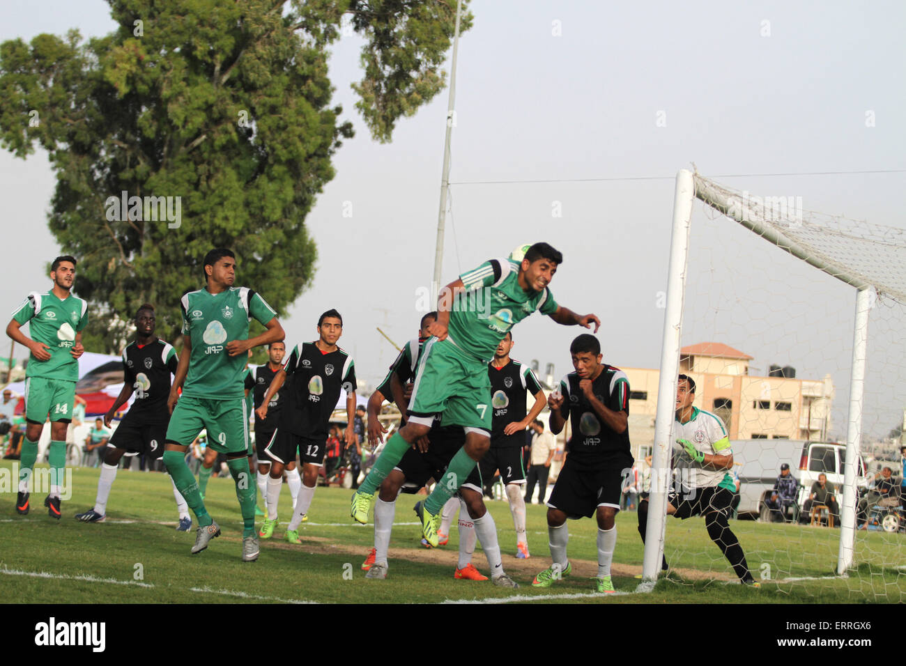 Gaza-Stadt, Gazastreifen, Palästina. 7. Juni 2015. Der Gaza-Streifen ...