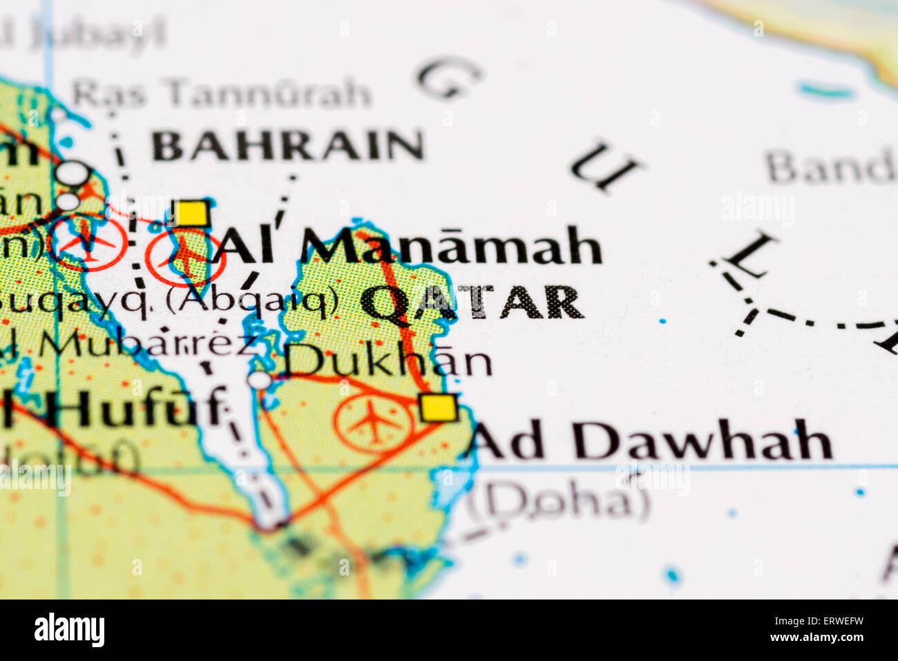 Mapa de qatar -Fotos und -Bildmaterial in hoher Auflösung – Alamy