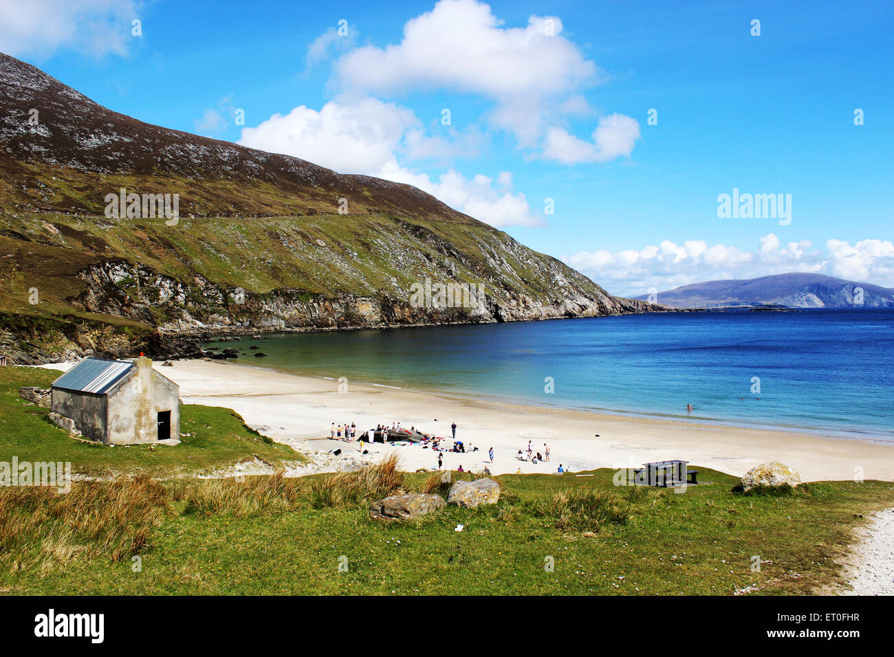 Keem Strand, Achill Island, Irland Stockfotografie - Alamy