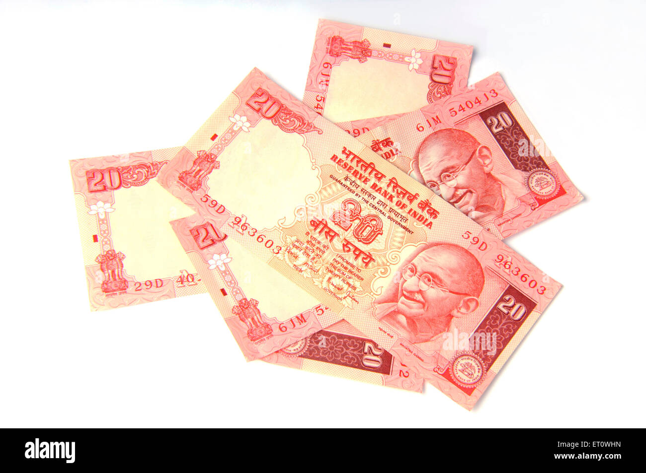 Indian 20 rupee note Fotos und Bildmaterial in hoher Auflosung Alamy